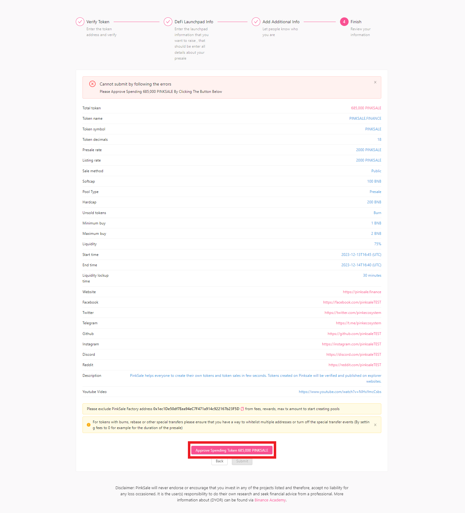 Showcase - Company Tokenization Tutorial